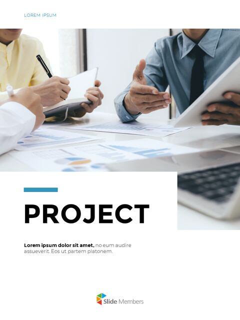 Clean Layout Business Project Simple Google Slides Templates