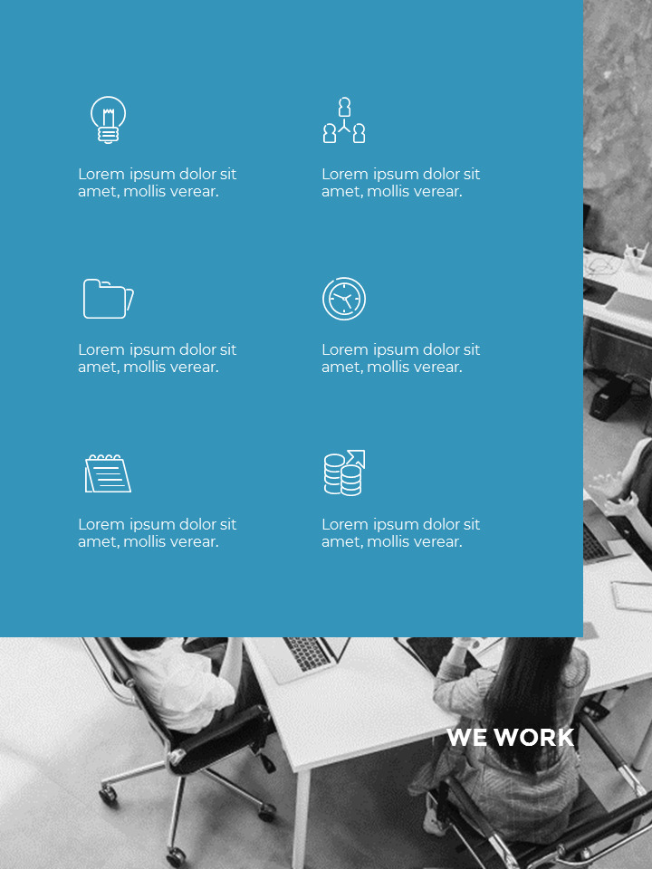 Clean Layout Business Project Simple Google Slides Templates