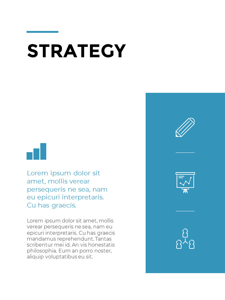 Clean Layout Business Project Simple Google Slides Templates