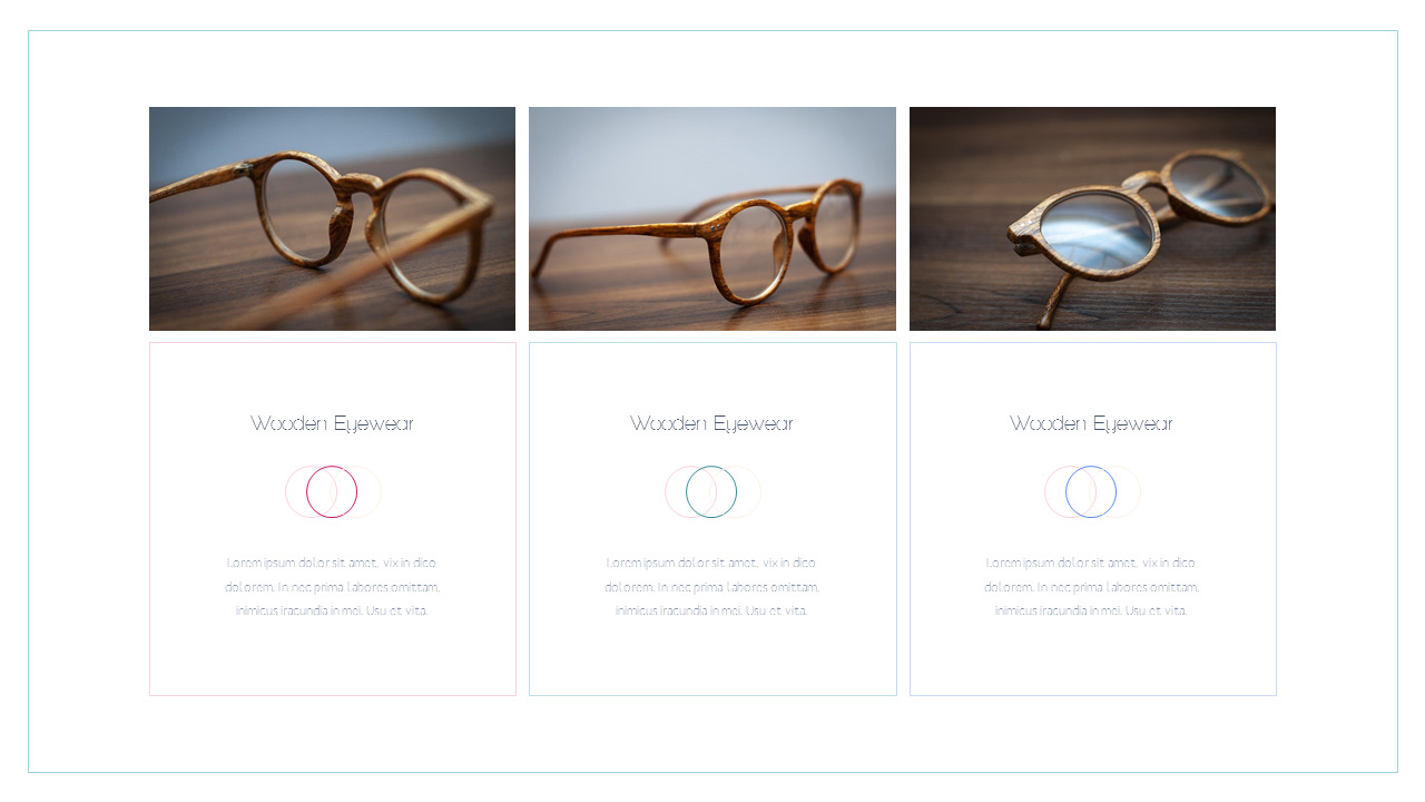 Eyewear template design|Business|PPT