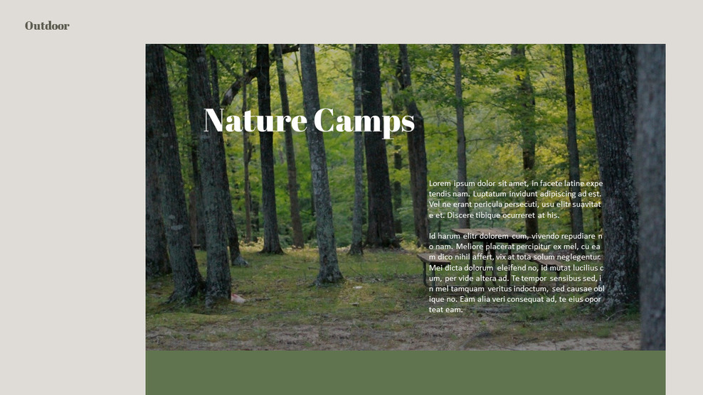 Outdoor Camping PPT Theme|Lifestyle|Templates