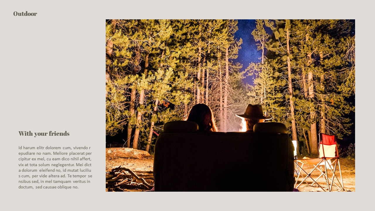 Outdoor Camping PPT Theme|Lifestyle|Templates