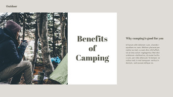 Outdoor Camping PPT Theme|Lifestyle|Templates