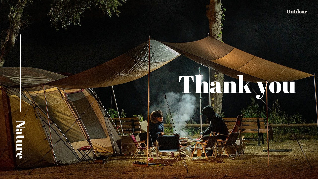 Outdoor Camping PPT Theme|Lifestyle|Templates