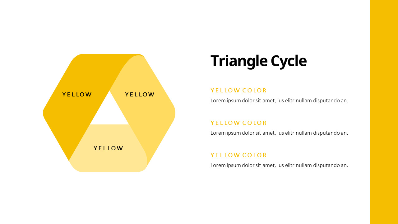 Yellow Spectrum PPT Design Templates|Lifestyle