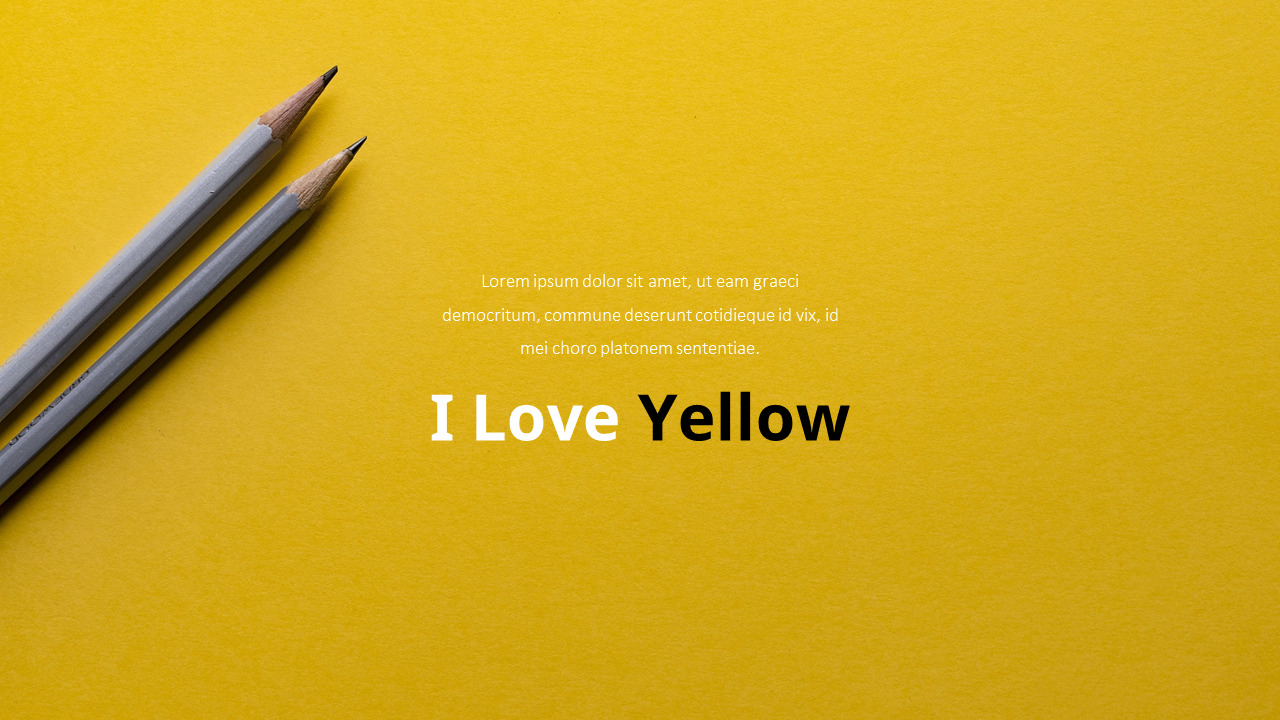 Yellow Spectrum PPT Design Templates|Lifestyle