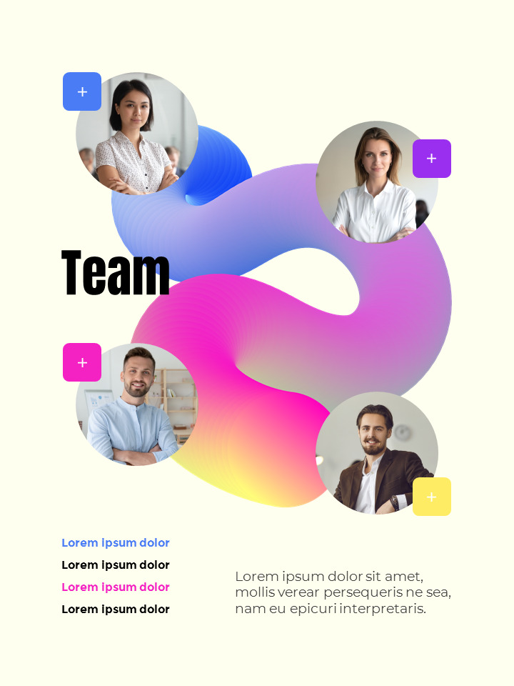 Business Creative Vertical company profile template design