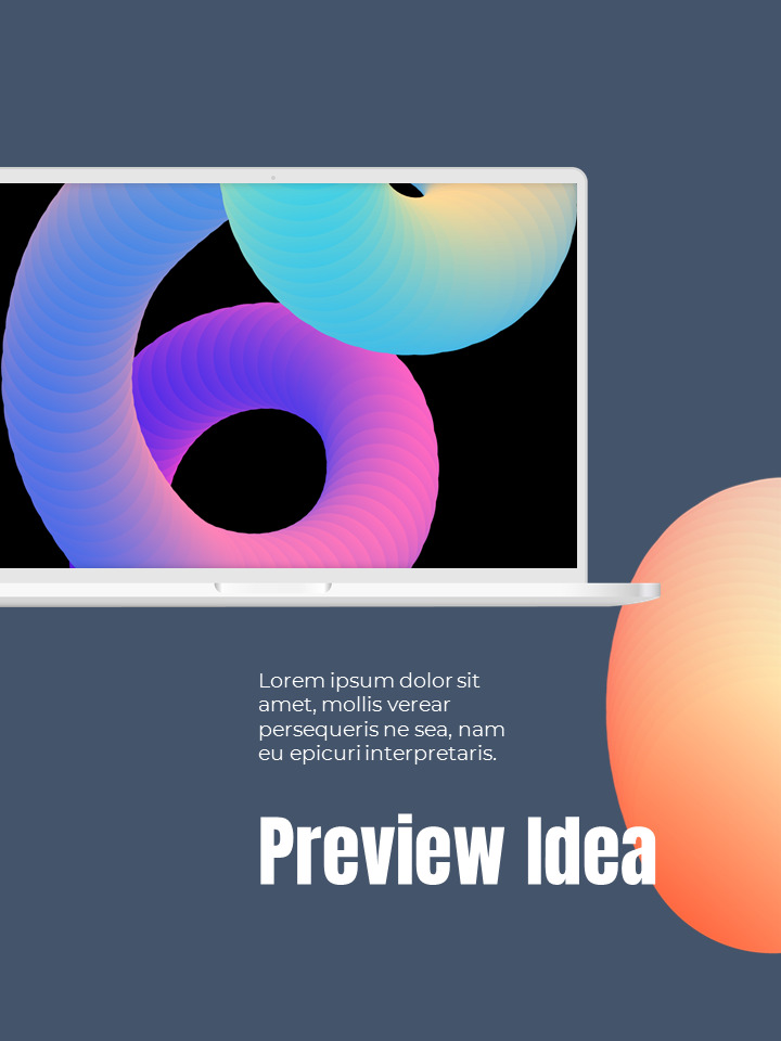 Business Creative Vertical company profile template design
