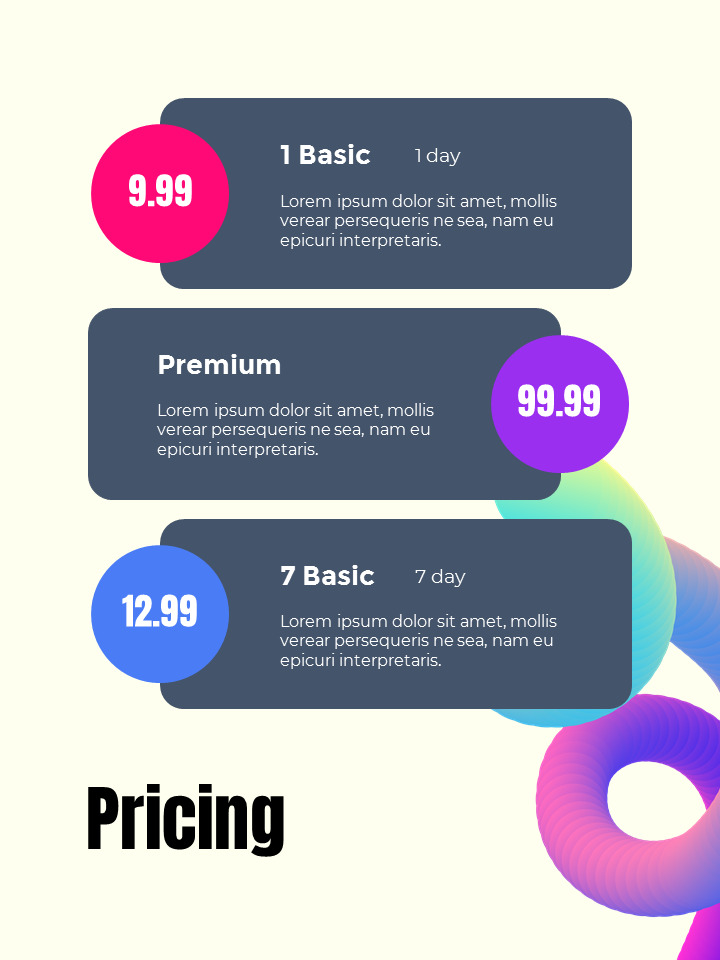 Business Creative Vertical company profile template design