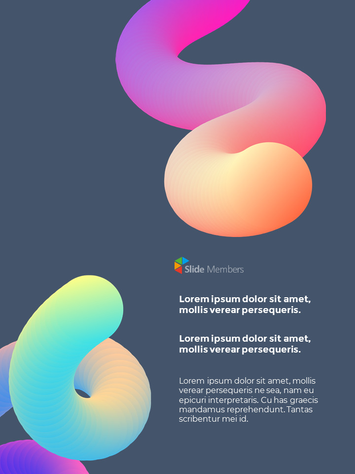 Business Creative Vertical company profile template design