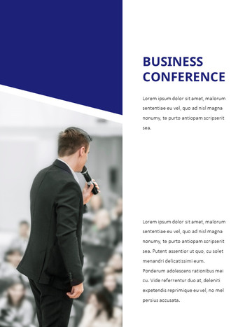 Splendid Speech Simple PowerPoint Template Design