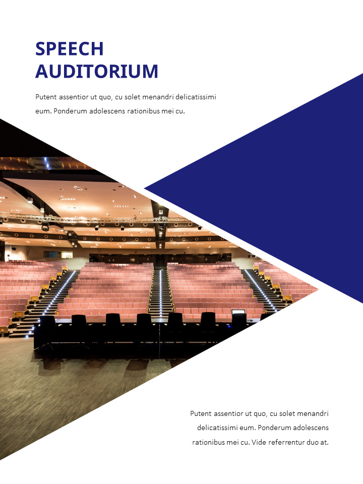 Splendid Speech Simple PowerPoint Template Design