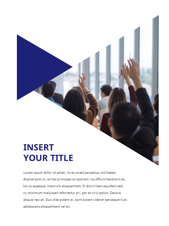 Splendid Speech Simple PowerPoint Template Design