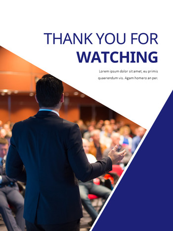 Splendid Speech Simple PowerPoint Template Design