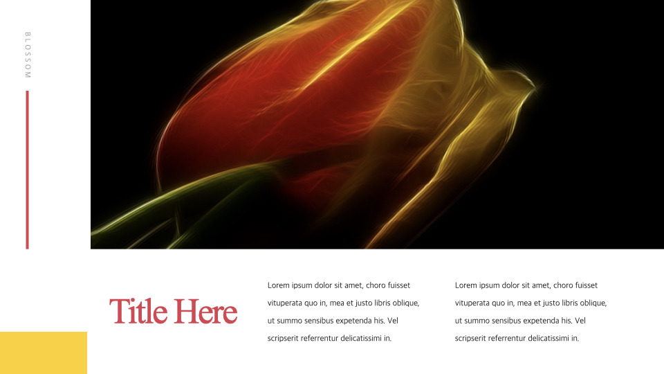 Tulip Multipurpose Keynote Template|Lifestyle