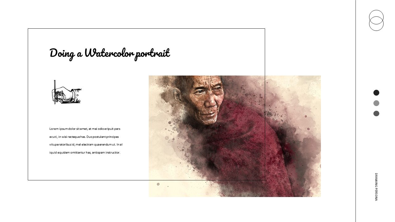 Drawing Persona Best Google Slides|Lifestyle