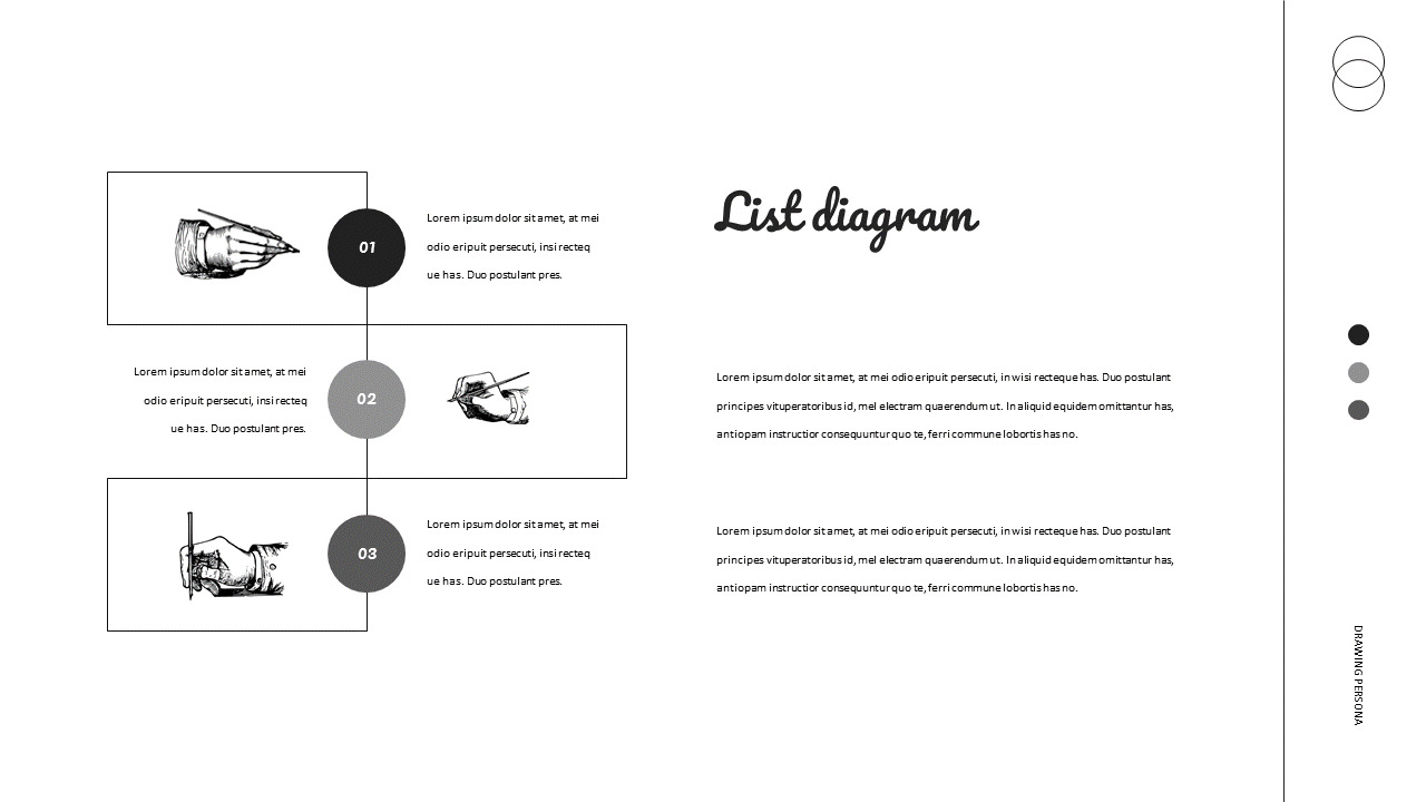 Drawing Persona Best Google Slides|Lifestyle