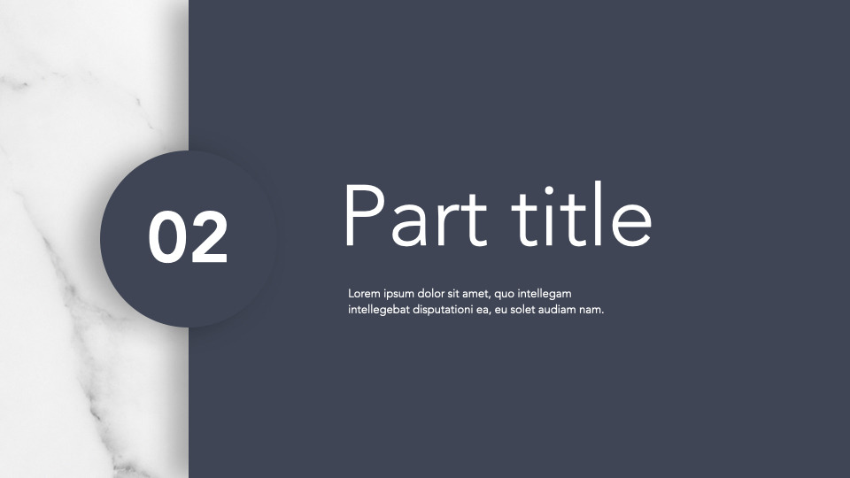 Marble Design Simple Business PowerPoint to Keynote