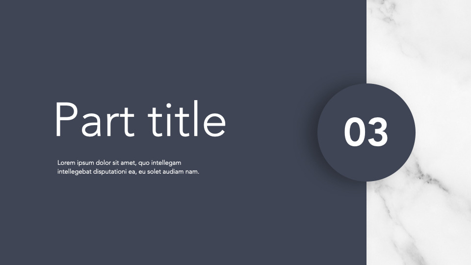 Marble Design Simple Business PowerPoint to Keynote