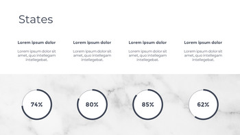 Marble Design Simple Business google slides template