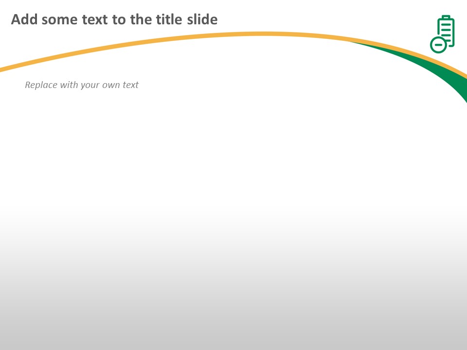 Battery - Free Powerpoint Sample