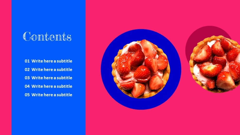 Colorful Dessert Google Slides Themes & Templates