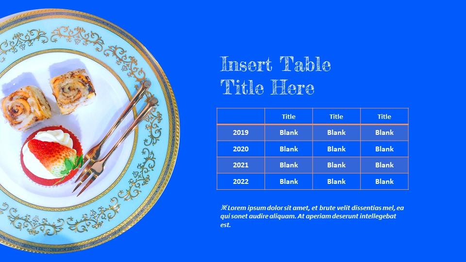 Colorful Dessert Google Slides Themes & Templates