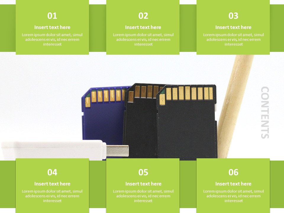 Free Presentation Templates - Memory Card