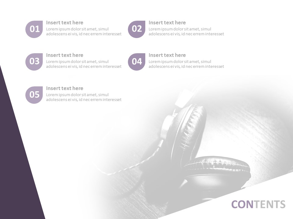 Headphones - Free Powerpoint Sample