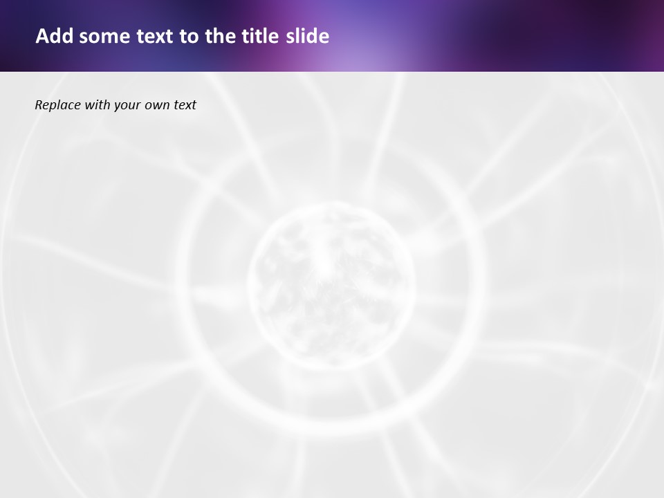 Plasma Lamps Free Ppt Sample