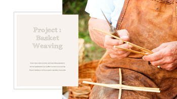 Basket Weaving PPT Presentation|Lifestyle|Templates