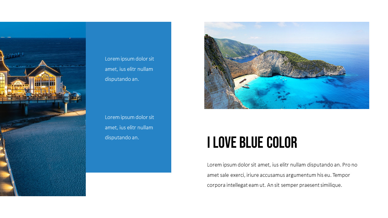 Blue Spectrum PPT Templates|Lifestyle