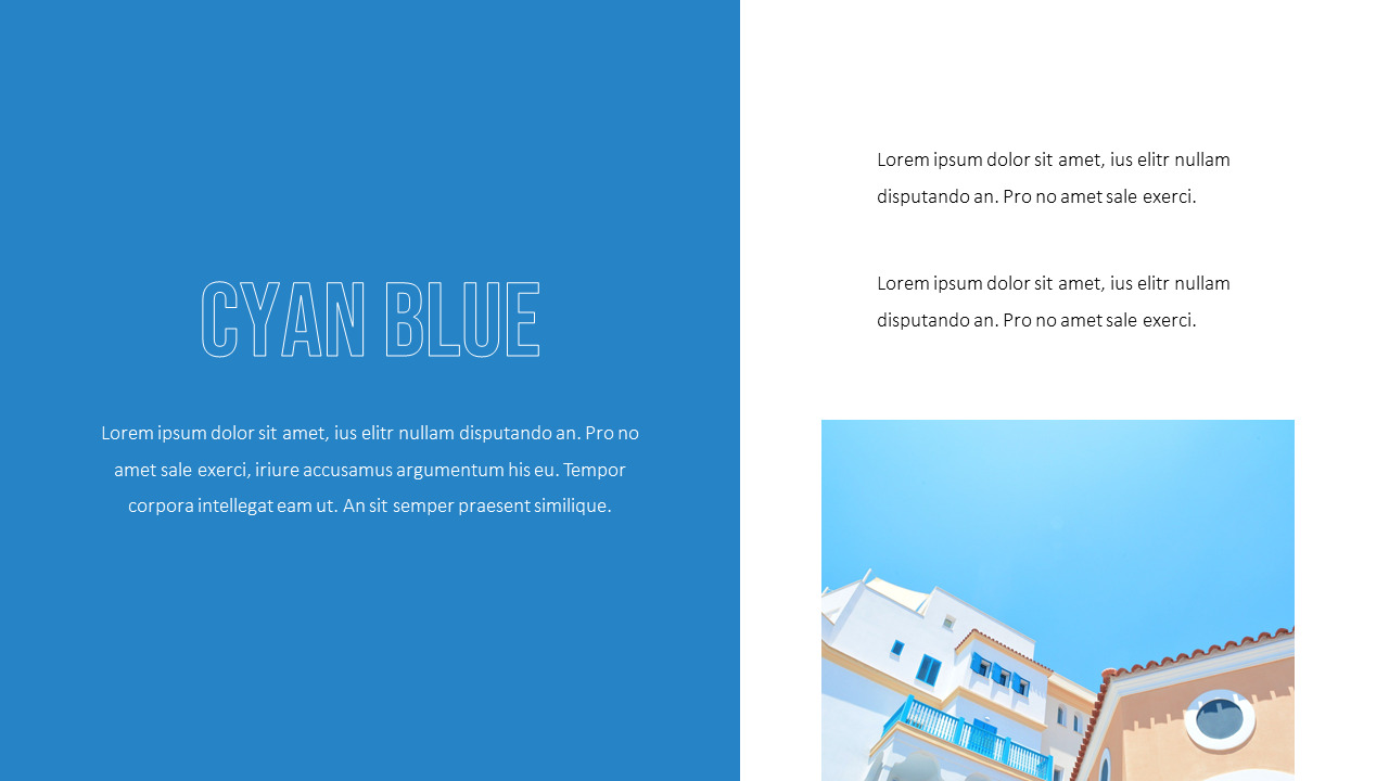 Blue Spectrum PPT Templates|Lifestyle