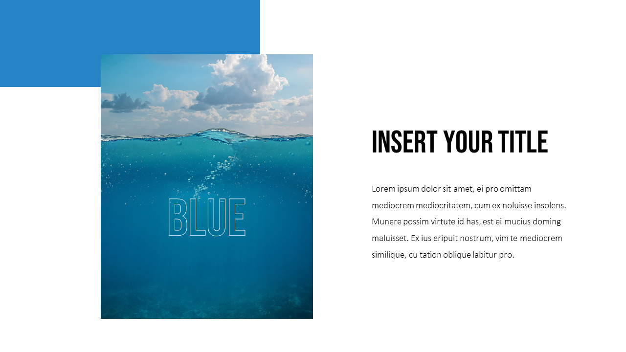 Blue Spectrum PPT Templates|Lifestyle