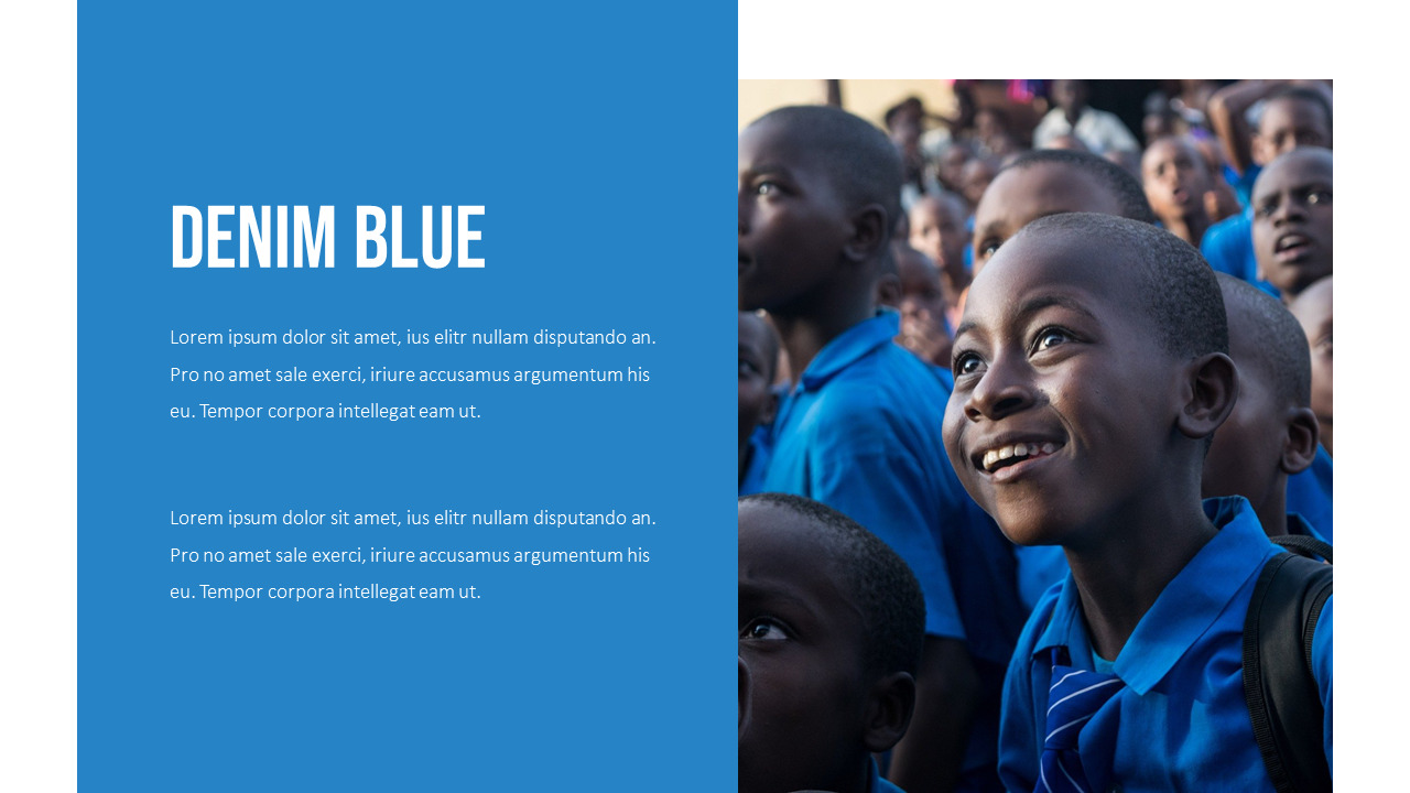 Blue Spectrum PPT Templates|Lifestyle
