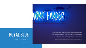 Blue Spectrum PPT Templates|Lifestyle