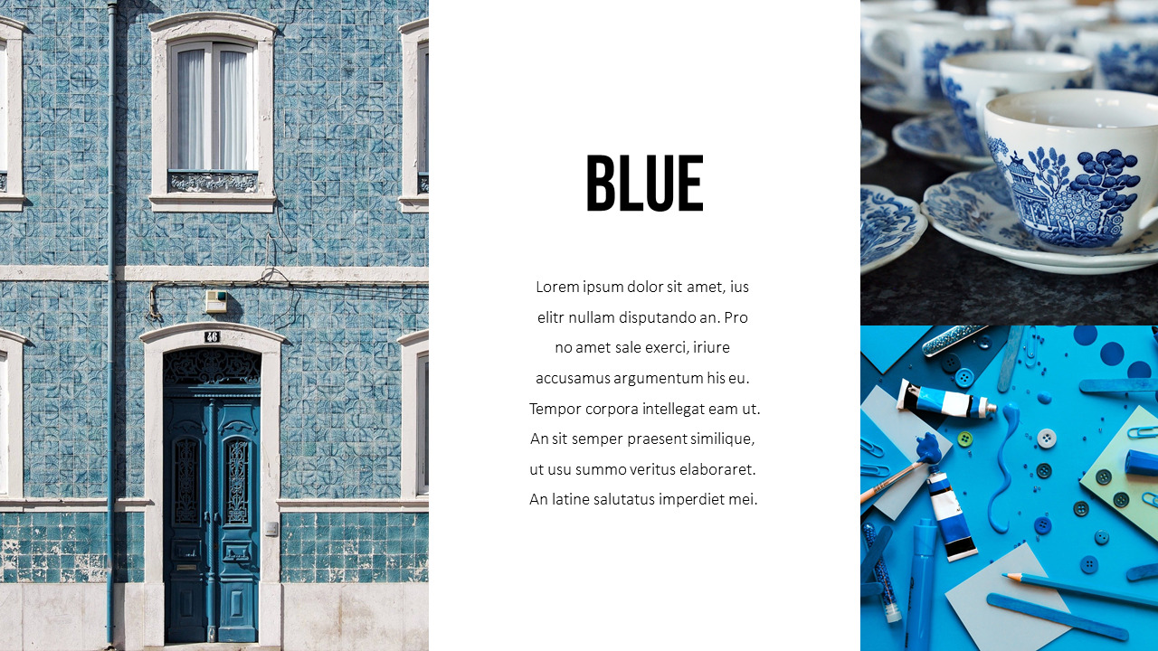 Blue Spectrum PPT Templates|Lifestyle
