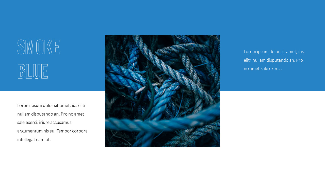 Blue Spectrum PPT Templates|Lifestyle