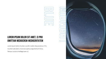 Blue Spectrum PPT Templates|Lifestyle