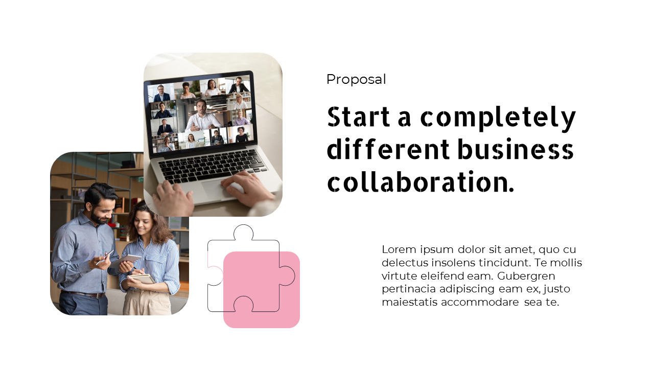 Collaboration Business Service Business Presentation Examples
