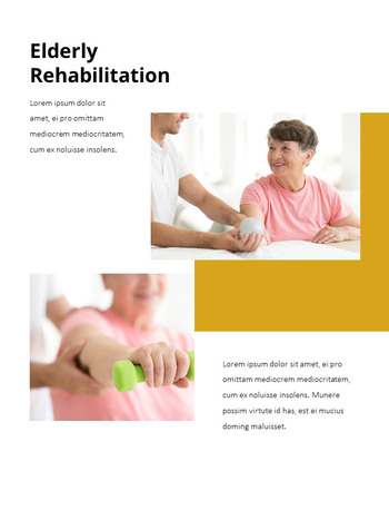 rehabilitation center Easy PPT Template