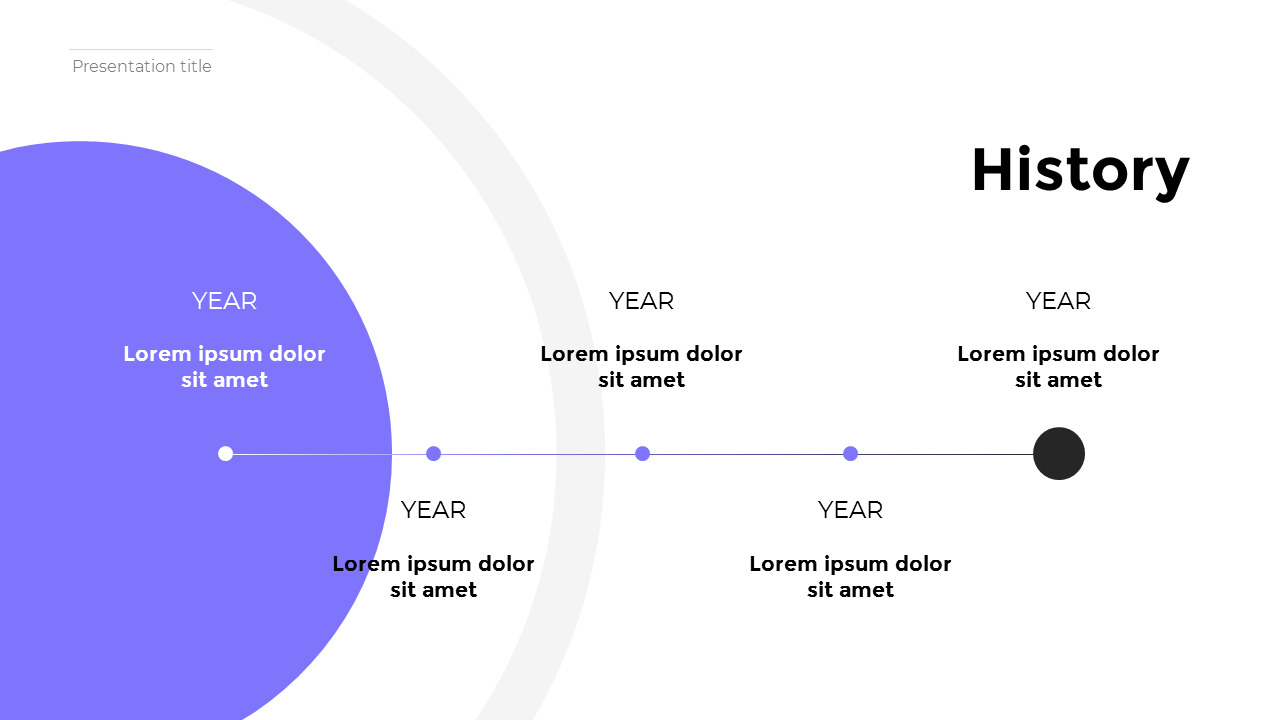 Simple Line Business Presentation PPT Background