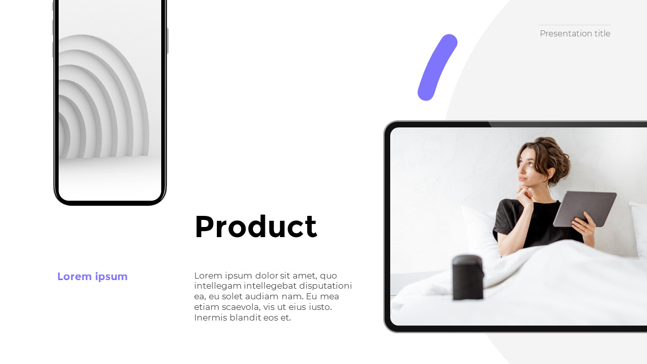 Simple Line Business Presentation PPT Background