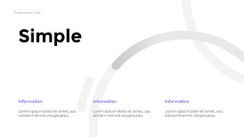 Simple Line Business Presentation PPT Background