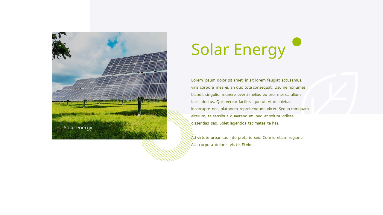 Solar Energy Best PowerPoint Template – Sunset Amber Deck