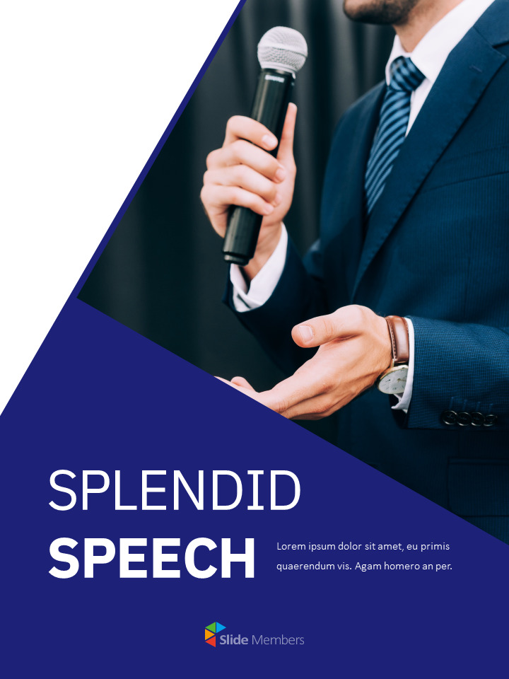 Splendid Speech Simple Slides Design