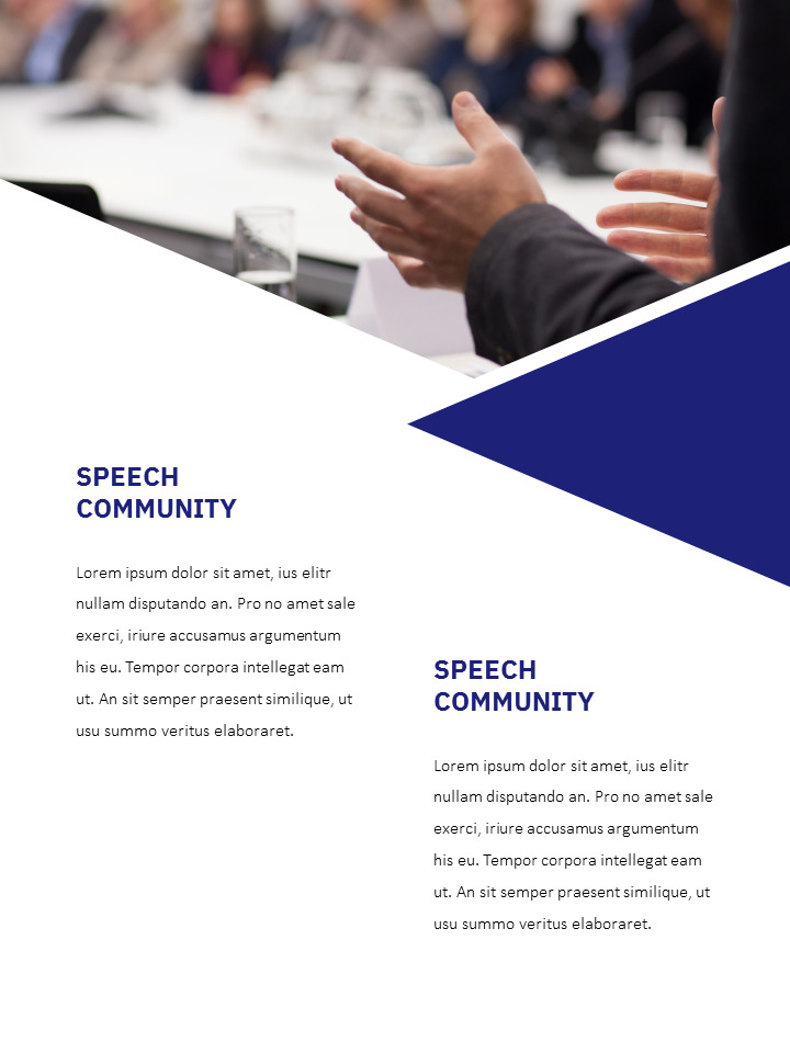 Splendid Speech Simple Slides Design
