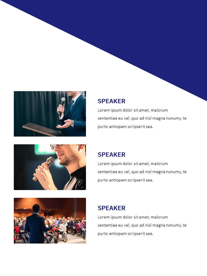 Splendid Speech Simple Slides Design