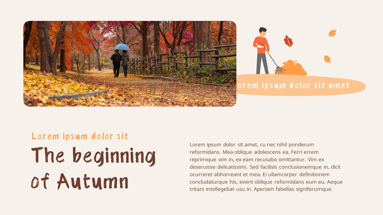 Hello Autumn Powerpoint Presentation