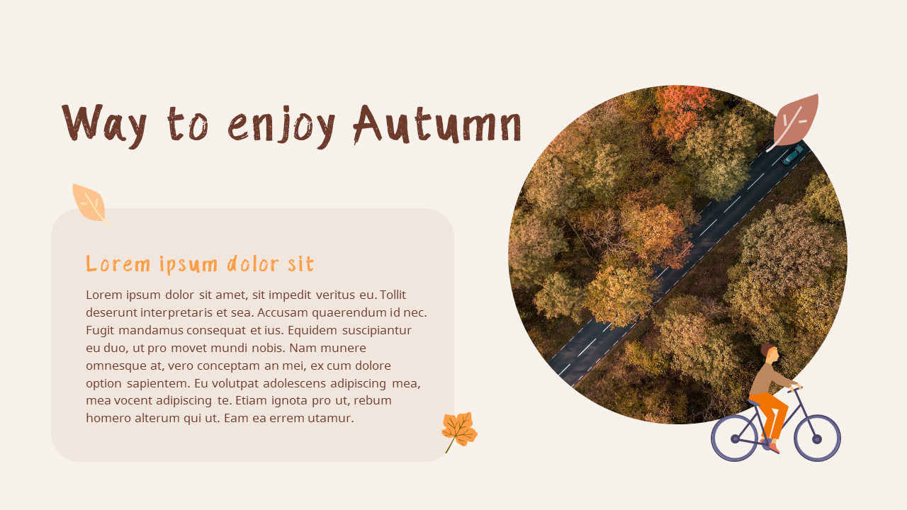 Hello Autumn Powerpoint Presentation